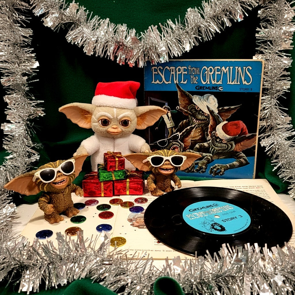Vintage 1984 Gremlins “Escape from the Gremlins” Kids Read-Along Book ...